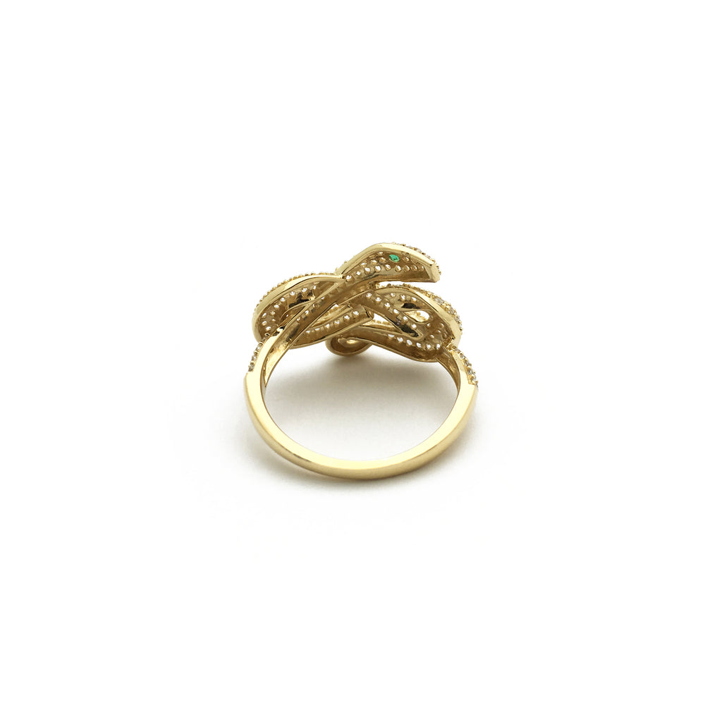 Entangling Snake Cocktail Ring (14K) – Popular J