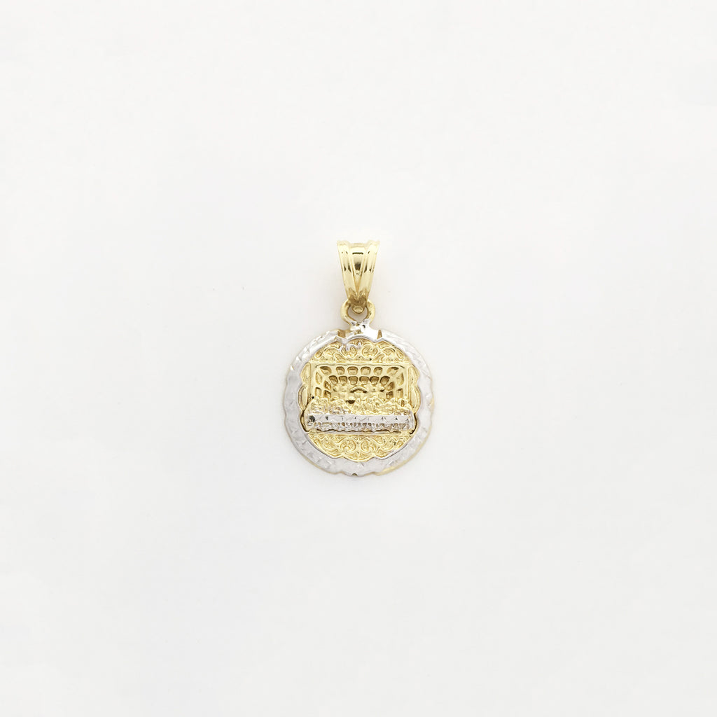 The Last Supper Two-Tone Medallion Pendant Nugget Finish (14K) – Popular J