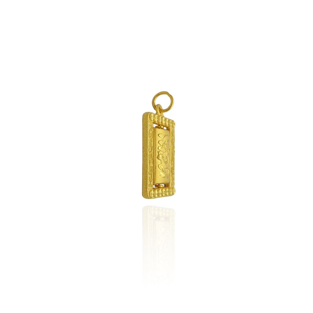Lucky Dragon Wall Scroll Pendant (24K) – Popular J
