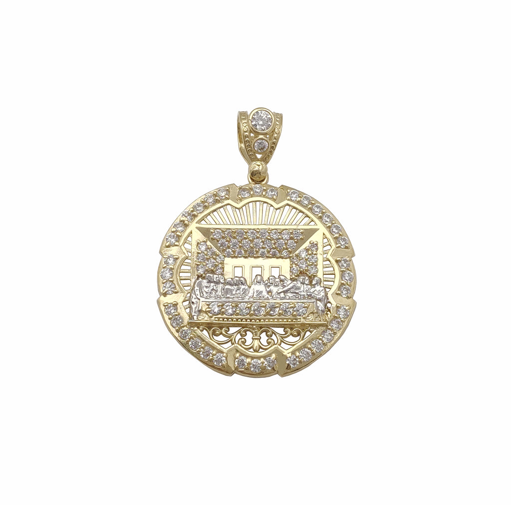 Iced-Out Last Supper Medallion Pendant (10K) – Popular J