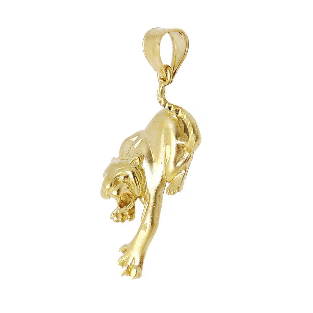 Panther Diamond Cuts Pendant (14K) – Popular J