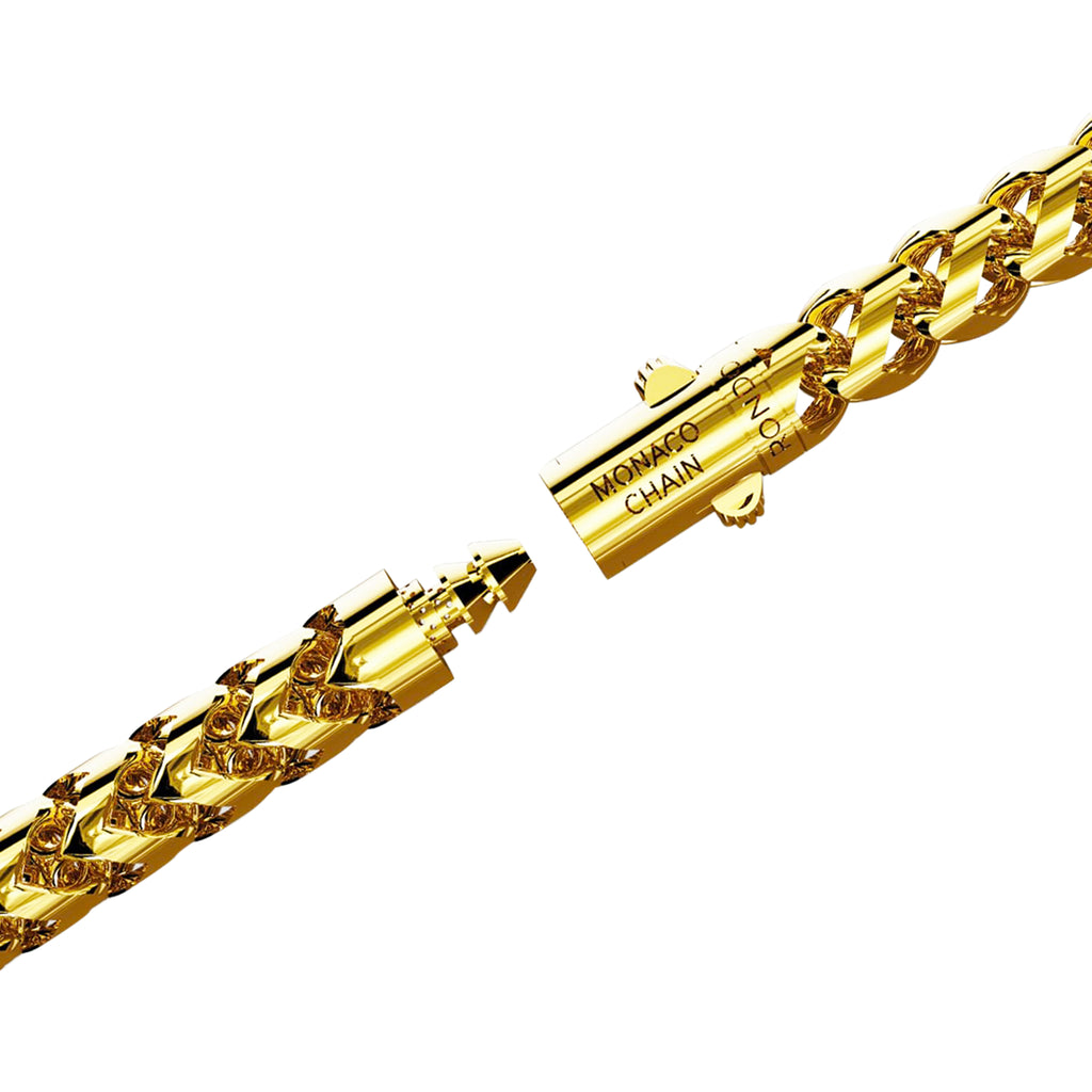 Monaco Rondo CZ Necklace (14K) – Popular J