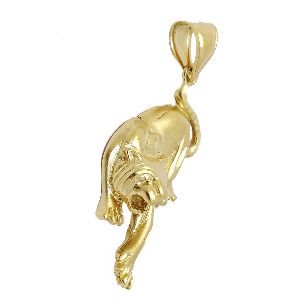 Panther Diamond Cuts Pendant (14K) – Popular J