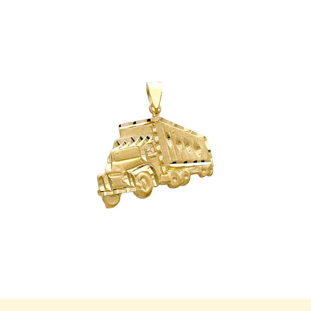 Trailer Truck Pendant (14K) – Popular J