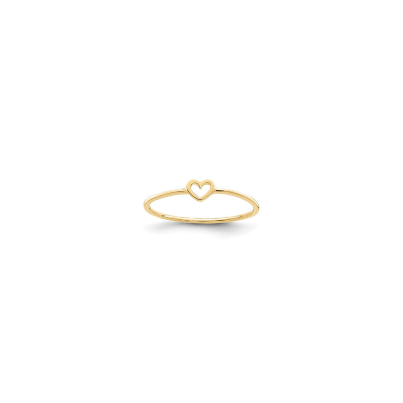 Heart Outline Ring (14K) – Popular J