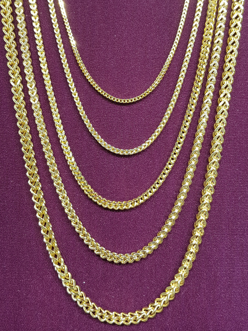 Lightweight/Hollow Franco Chain (14K) – Popular J